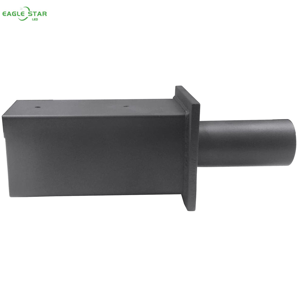 Square Tenon Adaptor 4 inch Pole Mount available for 2-3/8 inch slip f ...