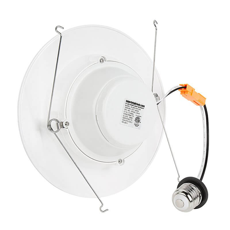 6" 15W 1200lm LED Downlight for 5" to 6" Cans - Selectable CCT - Retro ...