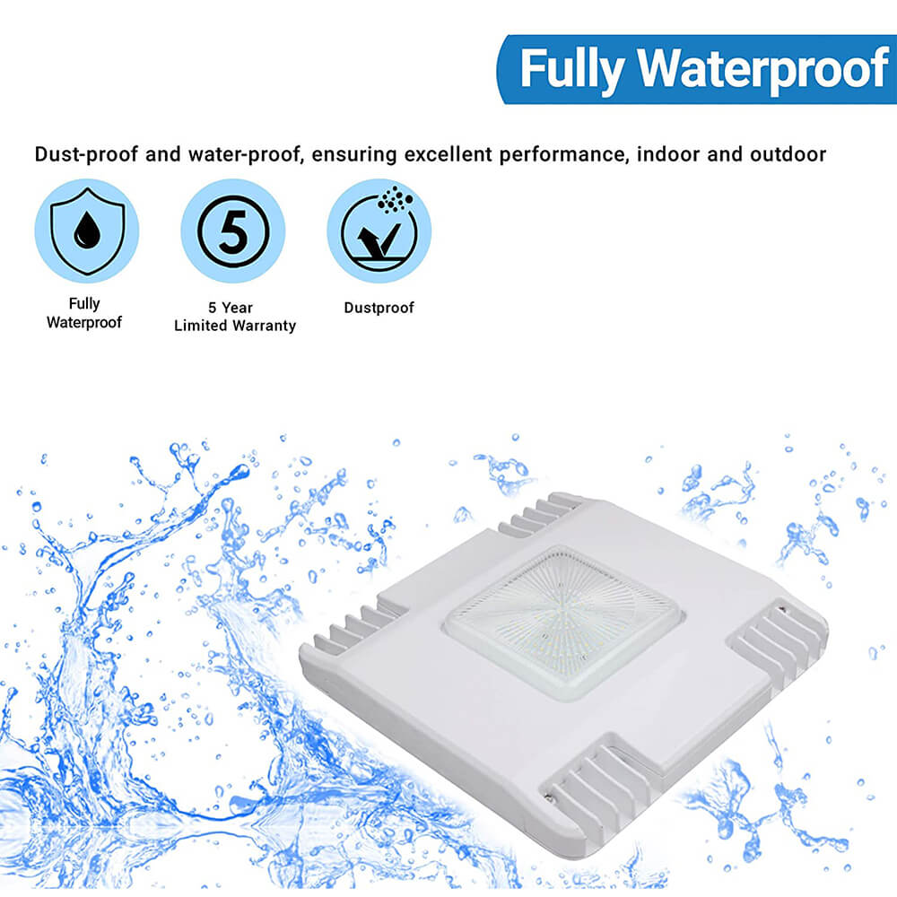 IP65 Waterproof 150W LED Canopy Ceiling Light - Ultra Efficient Recess ...